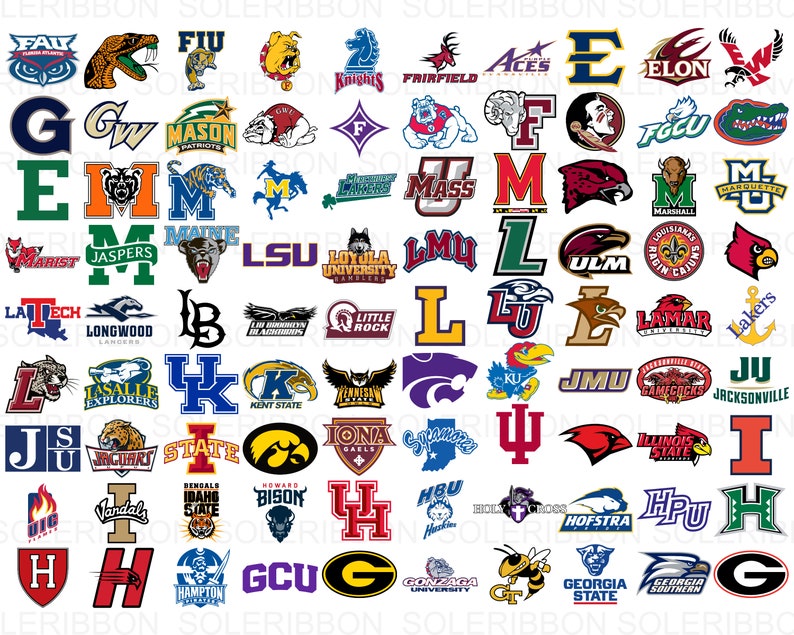 All College Logos Bundle 385 College Logos svg university | Etsy