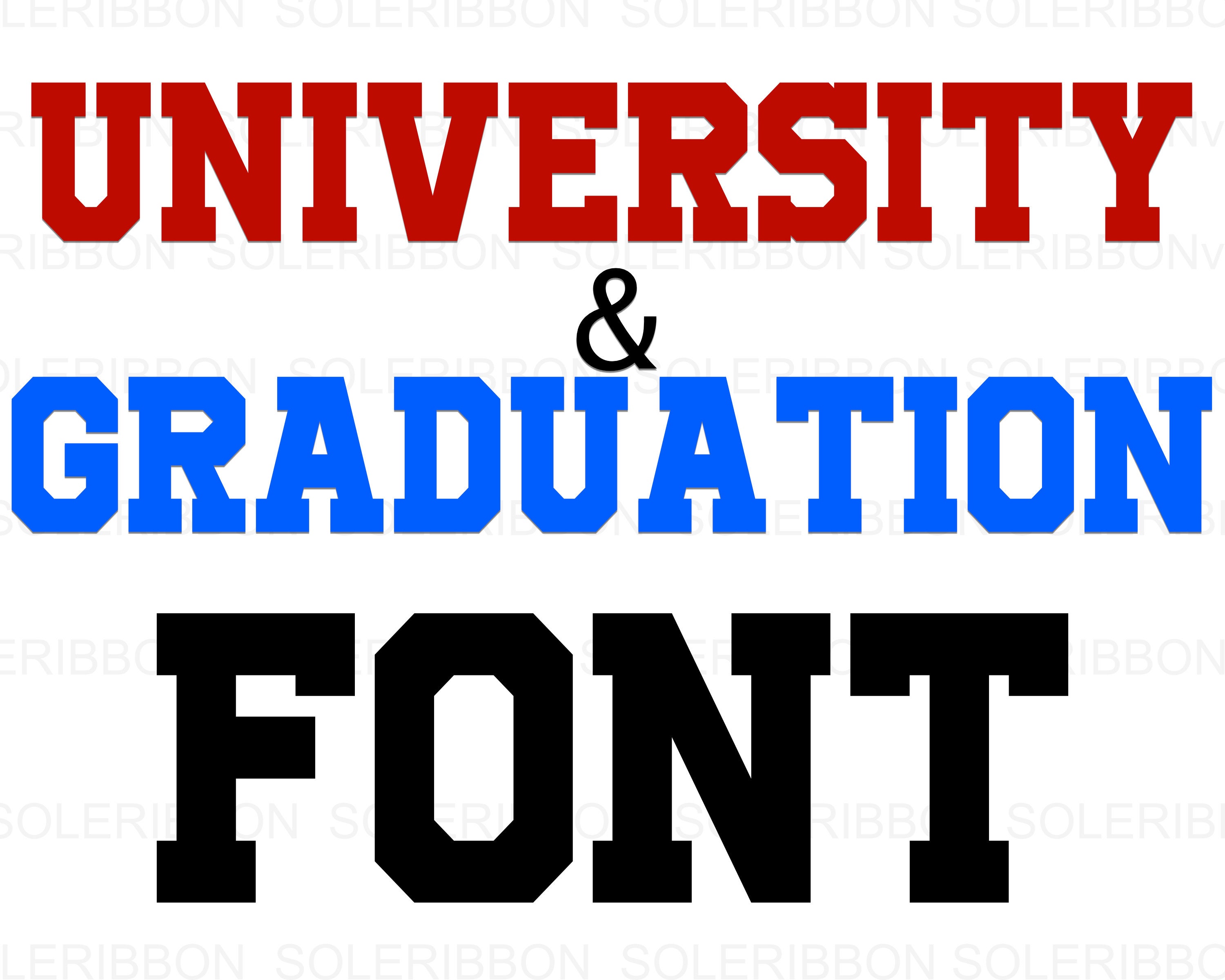 University Font