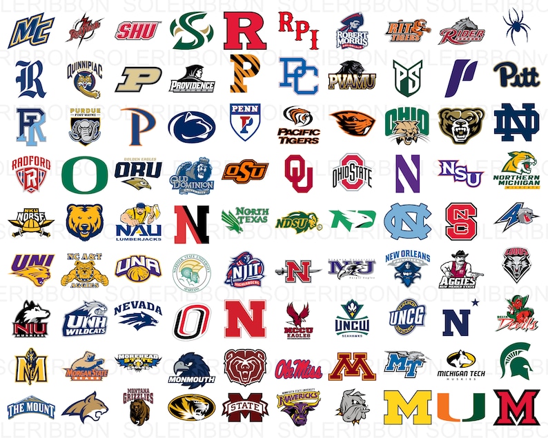 All College Logos Bundle 385 College Logos svg university | Etsy