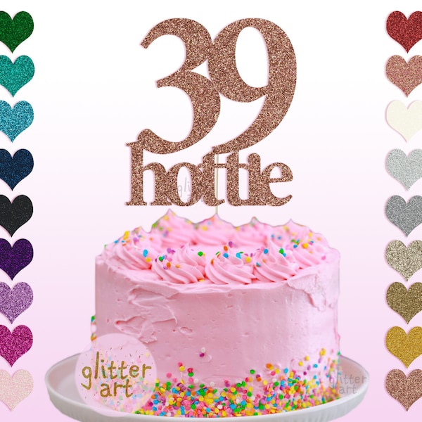 39th Birthday Cake - Etsy