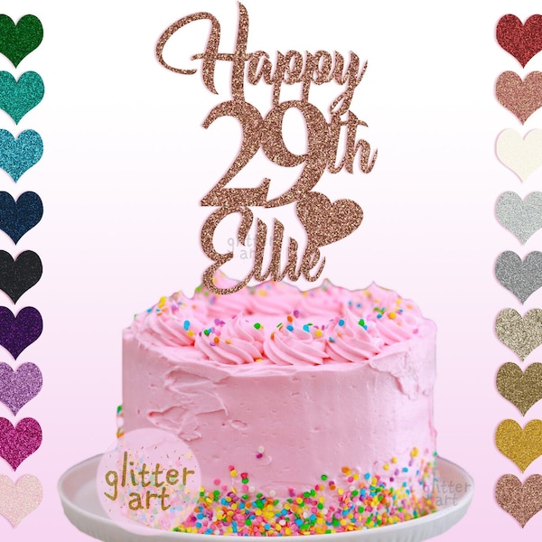 Twenty Nine Cake Topper - Etsy