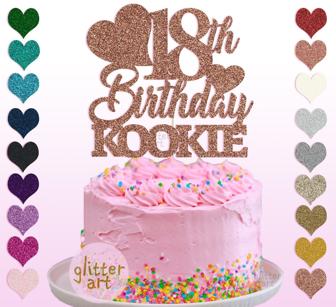 18th Birthday Cake Topper Personalised Custom Debut Party Party Any ...