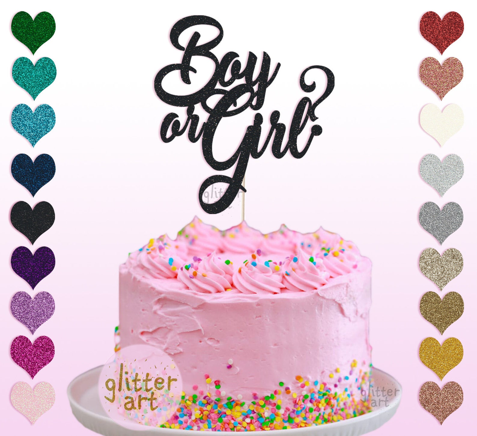 Personalised Custom Boy or Girl Party Cake Topper Name Any | Etsy