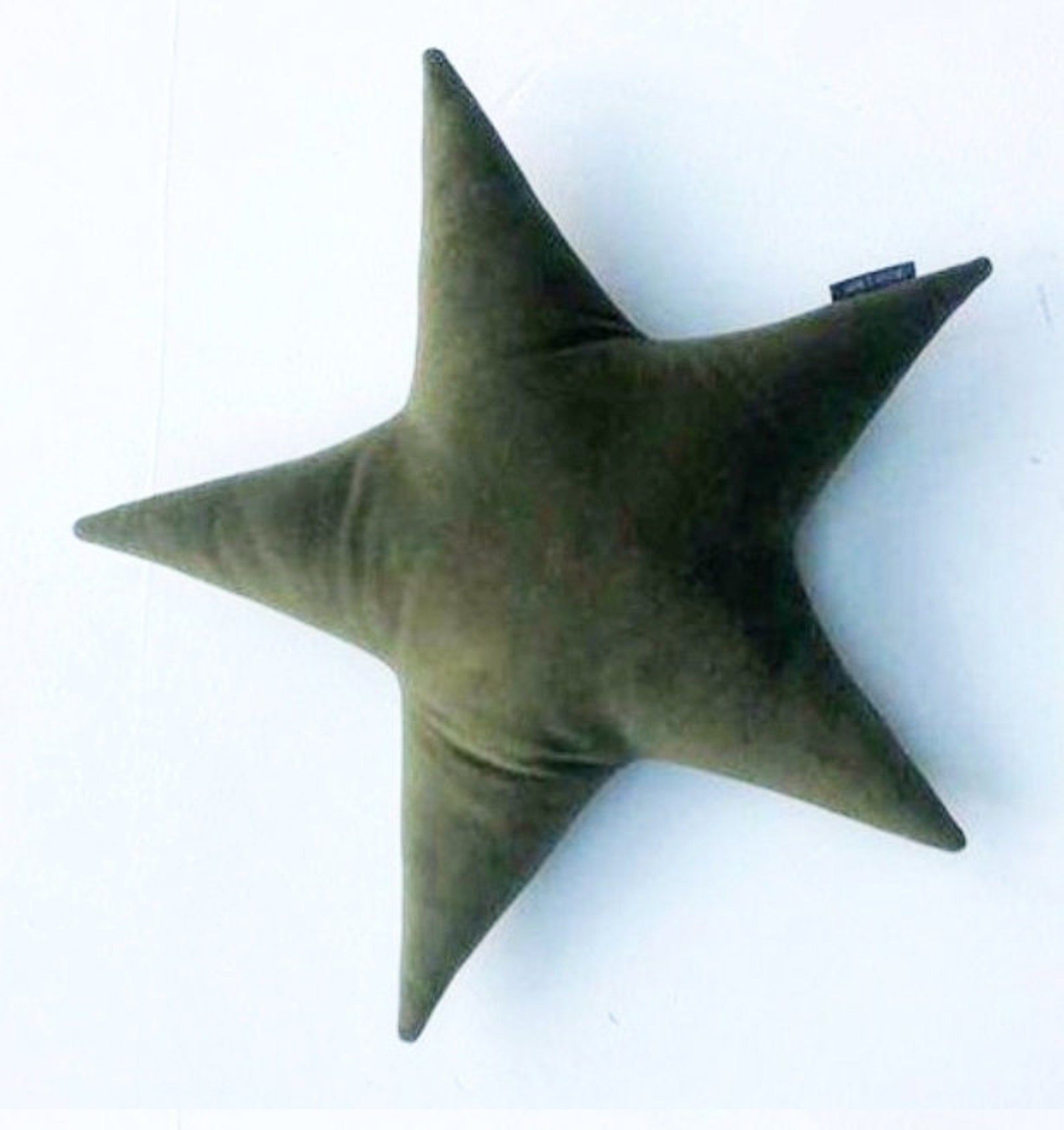 Star Shaped Cushion, Velvet, Medium, Mustard, Yellow/gold, Navy/royal ...