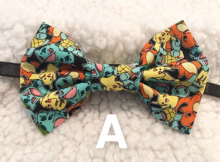 Pokemon Bow Tie and Cuff Link-pokemon-video Games-nintendo-men's ...