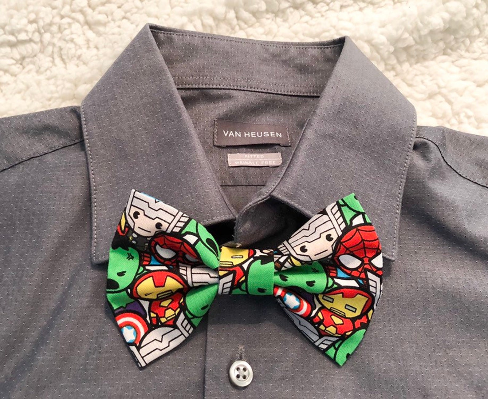 Marvel Superhero Bow Tie-men's Accessories-men's - Etsy