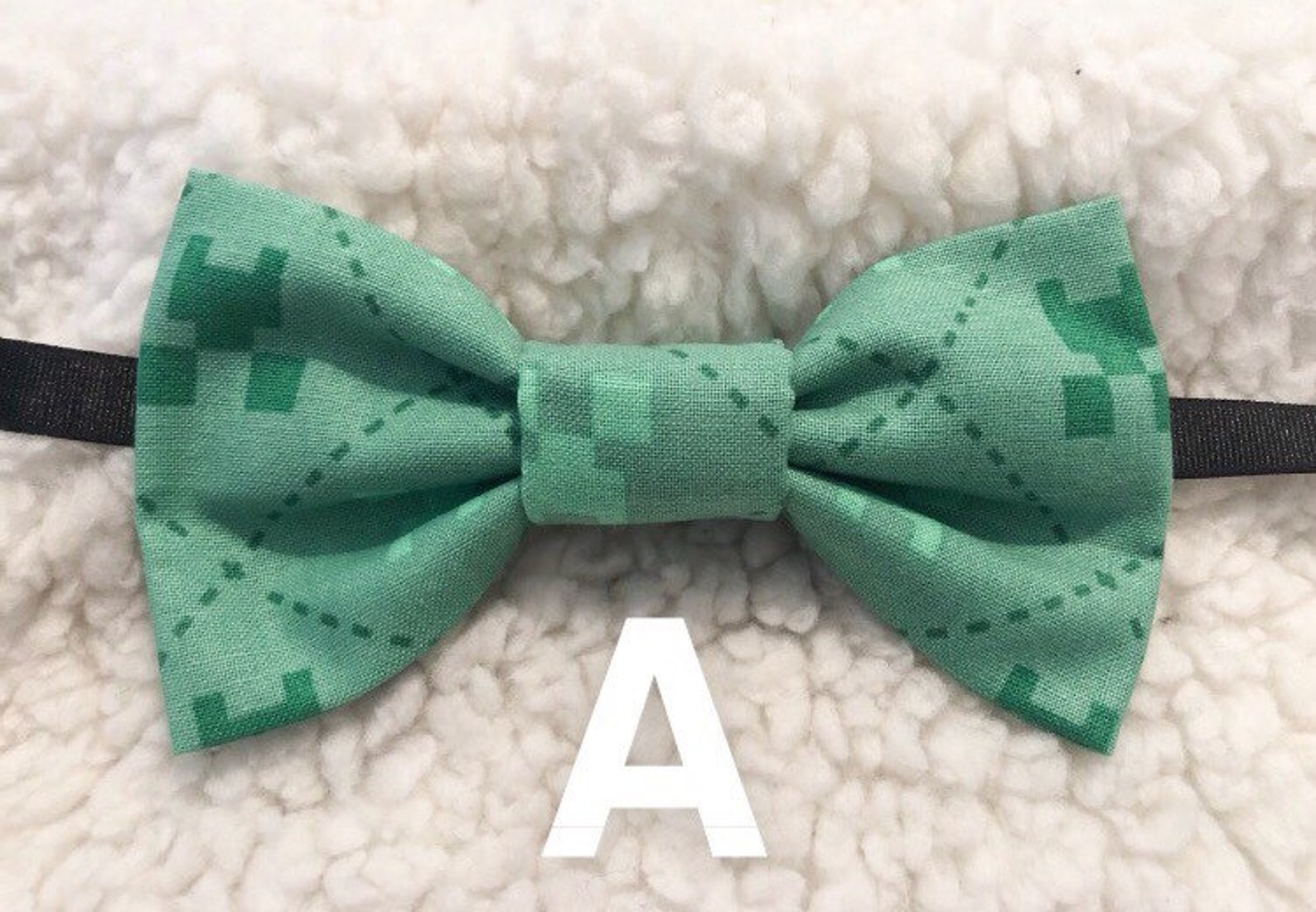 Minecraft Bow Tie-minecraft Creeper-video Games-men's Accessories-men's ...