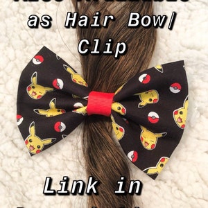 Pokemon Bow Tie and Cuff Link-pokemon-video Games-nintendo-men's ...