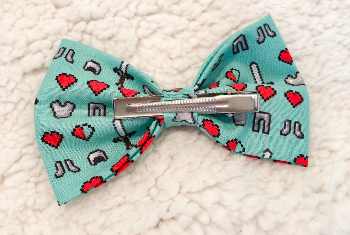 Minecraft Hair Bow-Minecraft Creeper-Video | Etsy