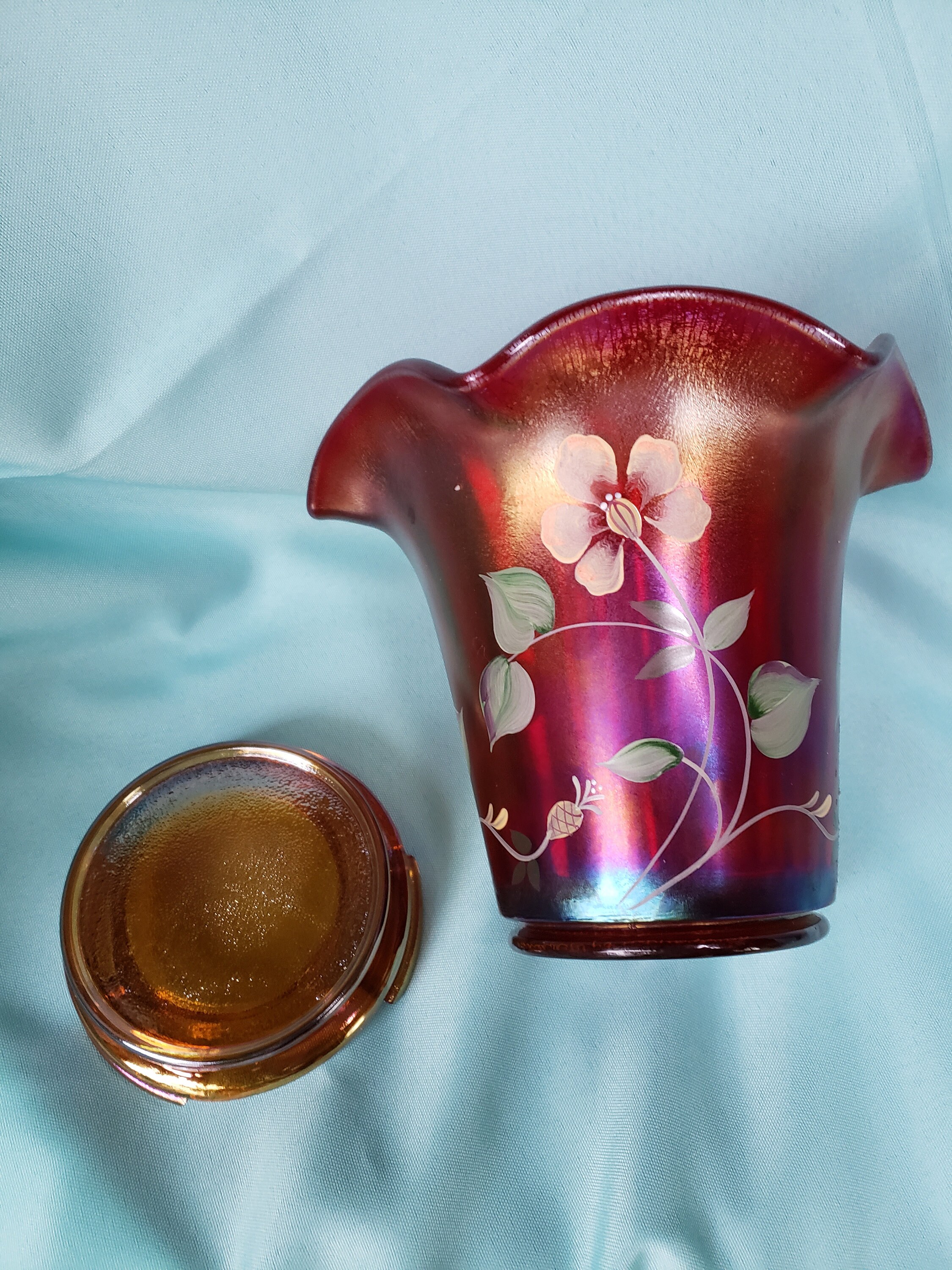 Frank M. Fenton 1905 Hand-painted Flower Vase Anniversary - Etsy