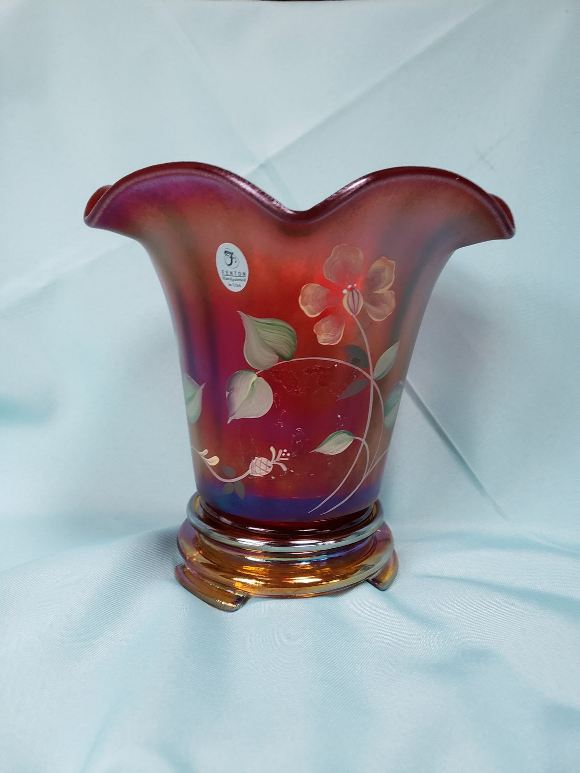 Frank M. Fenton 1905 Hand-painted Flower Vase Anniversary - Etsy