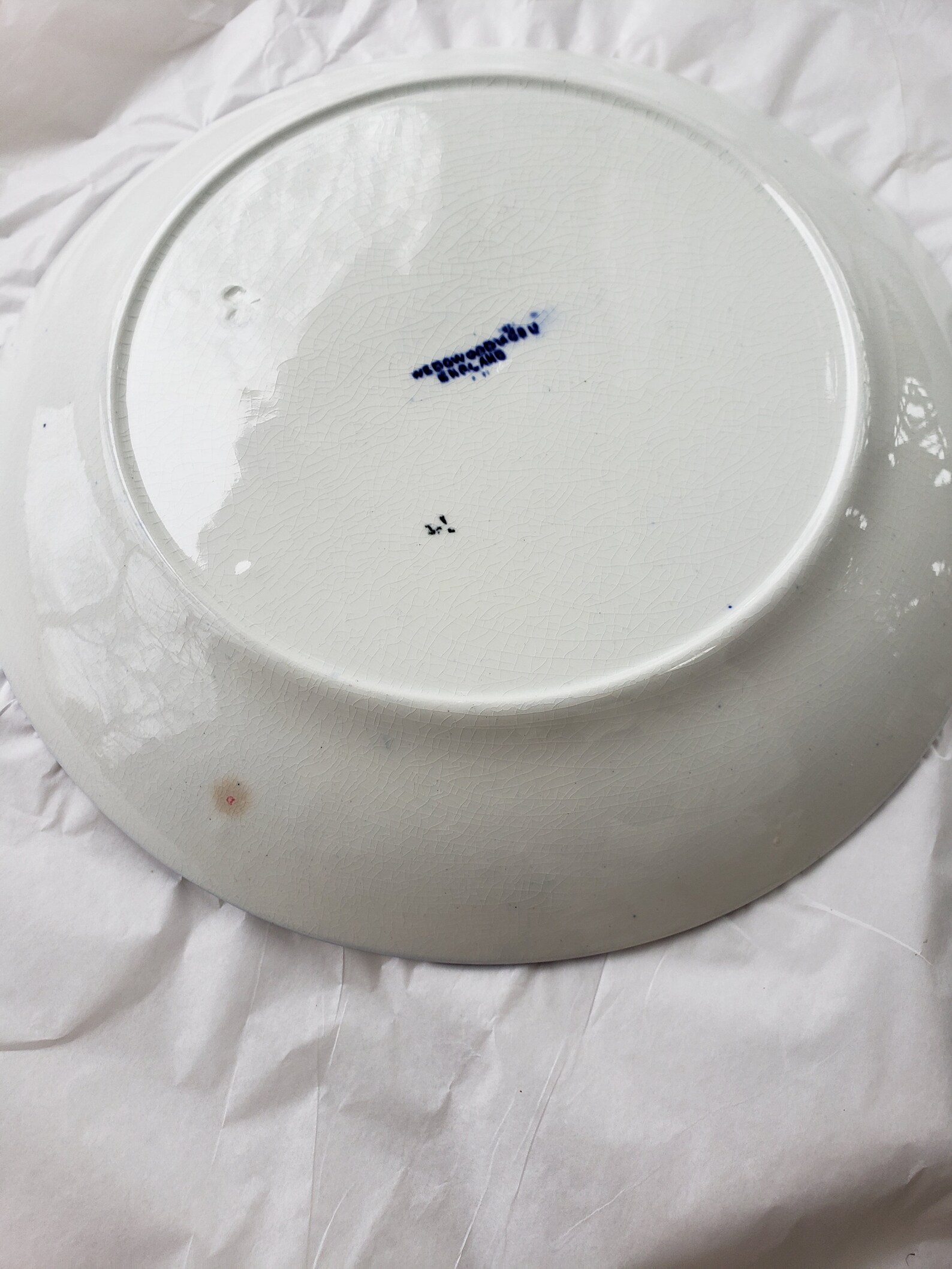 Wedgwood England Oriental Theme Plate Antique Wedgwood Blue - Etsy