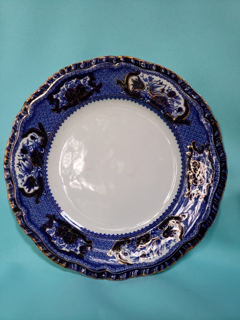 Vintage Victoria Pattern Plate Stone China From Booths | Etsy