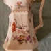 Wheeling Pottery La Belle Victorian China 6 Sided Floral Pitcher ...