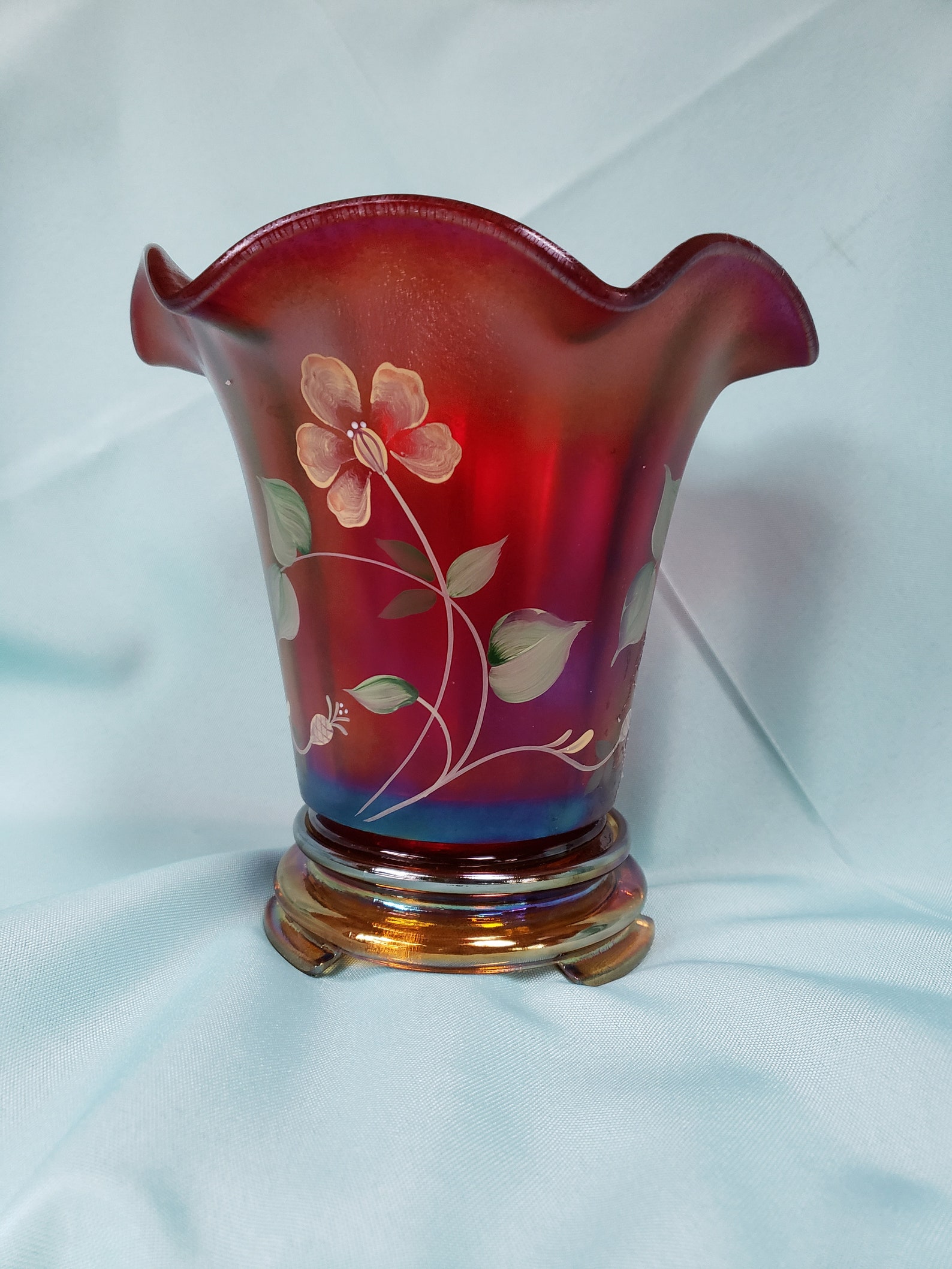 Frank M. Fenton 1905 Hand-painted Flower Vase Anniversary - Etsy
