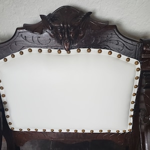 RARE Antique Chair With Lion Head Arms| Victorian Chair With Gothic ...