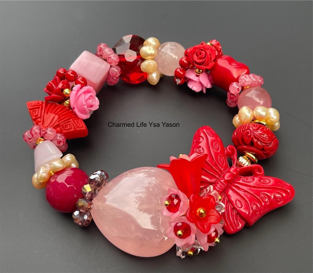 Rose Quartz, Cinnabar, Coral, Cats Eye, Ingot - Etsy