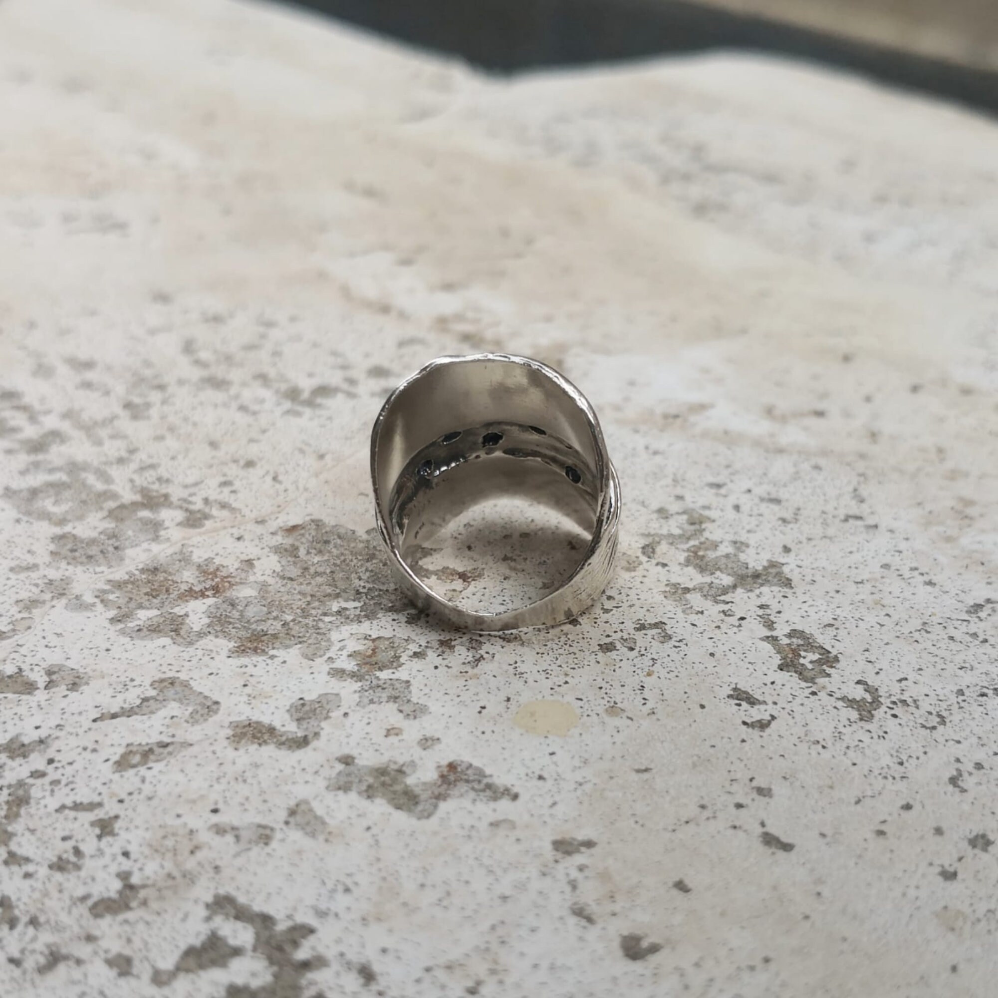 Sterling Silver Designer Ring Vintage Israel Handmade Ring - Etsy