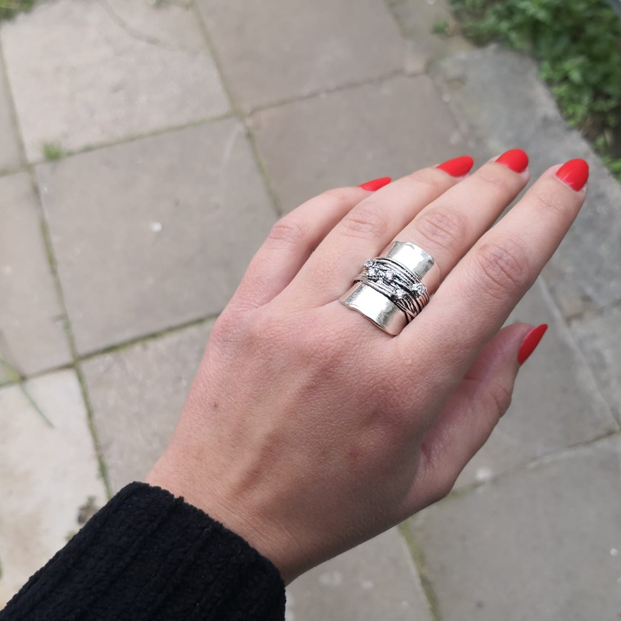 Sterling Silver Designer Ring Vintage Israel Handmade Ring - Etsy