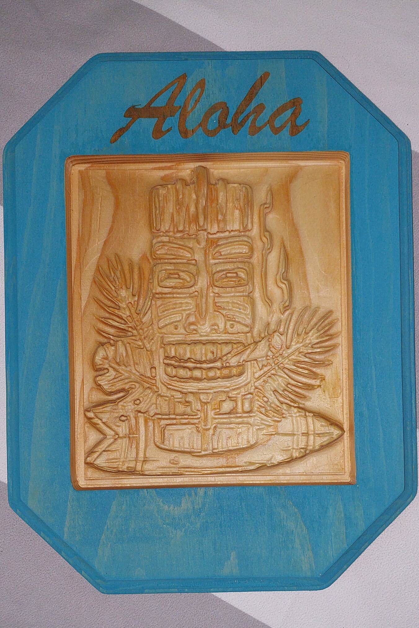 Hawaiian Good Luck Totem Plaque - Etsy