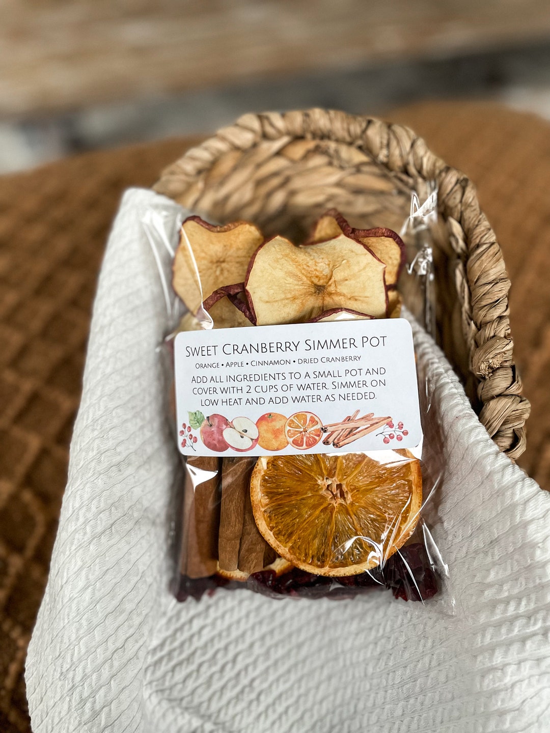 Stove Top Simmer Potpourri, Sweet Cranberry W/ a Mixture of Dried ...