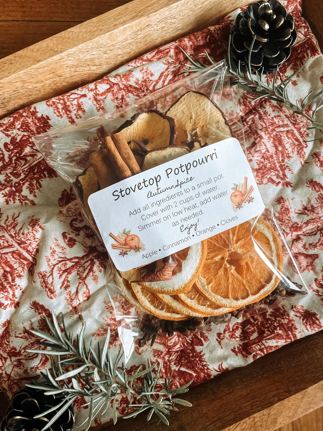 Stove Top Simmer Potpourri Autumn Spice W/ a Mixture of Dried Orange ...