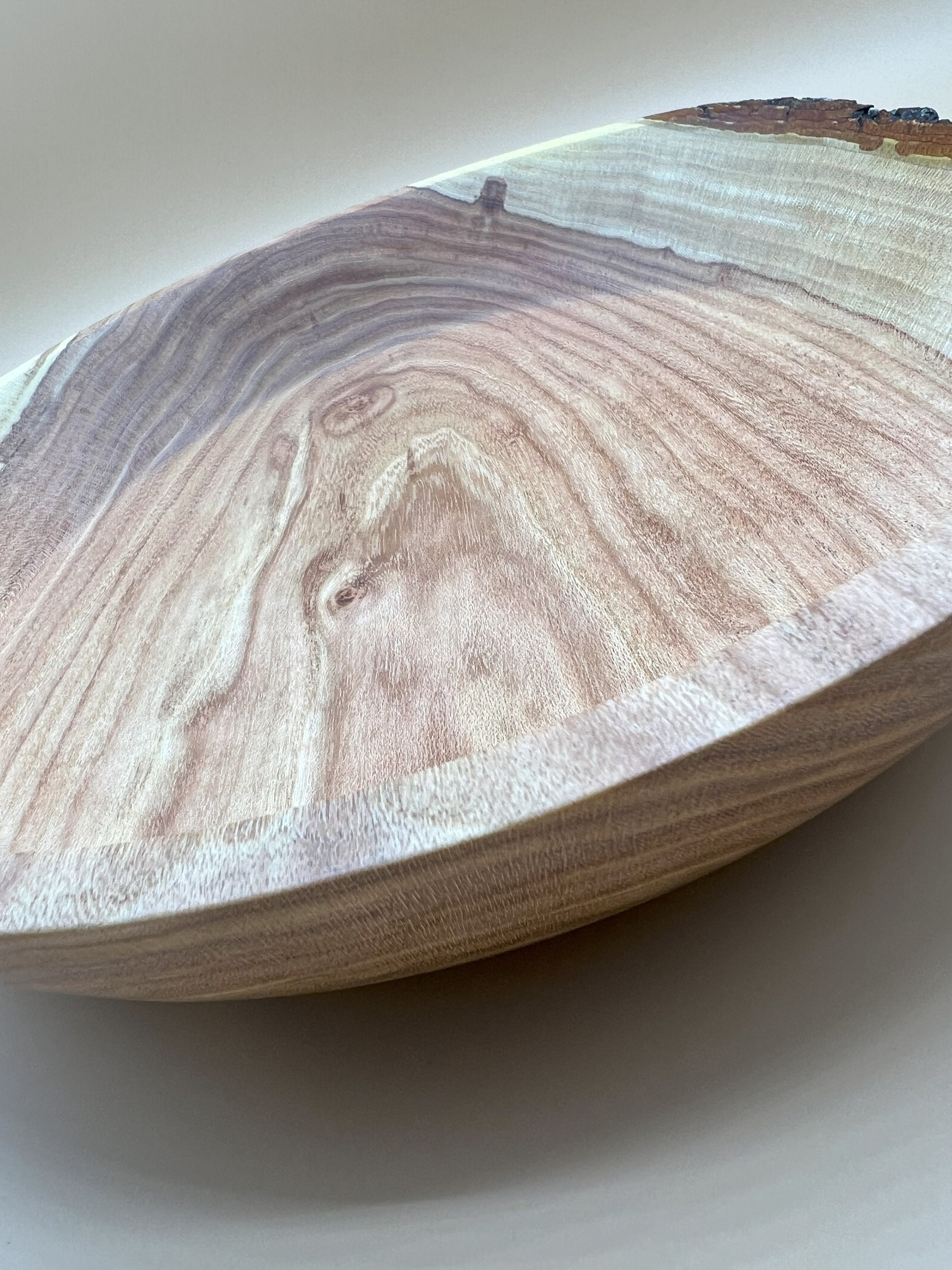 Honey Locust Bowl With Natural Edge - Etsy