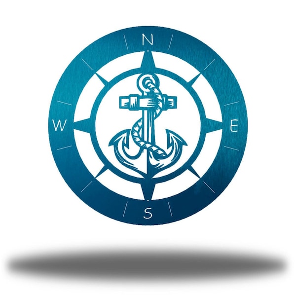 Anchor Compass - Etsy
