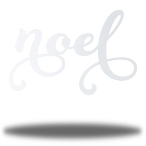 Cursive Noel Metal Wall Art | Steel Christmas Home Decor - Etsy