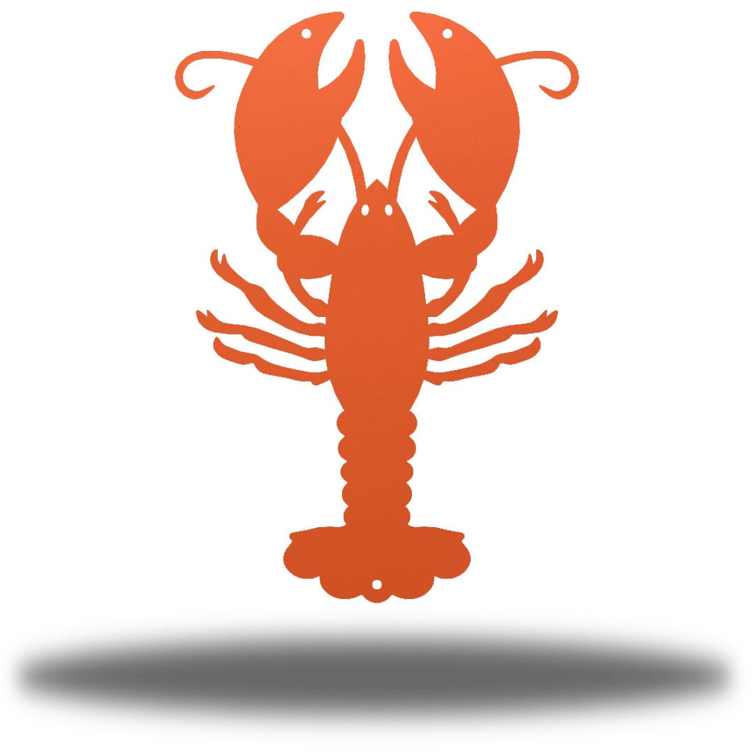 Coastal Lobster Metal Wall Art Ocean Steel Decor - Etsy