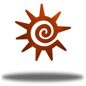 Southwest Sun Metal Wall Art Steel Decor - Etsy