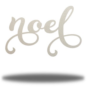Cursive Noel Metal Wall Art Steel Christmas Home Decor - Etsy
