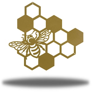 Cute Beehive Metal Wall Art | Steel Garden Decor - Etsy