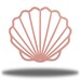 Scallop Shell Coastal Metal Wall Decor - Etsy