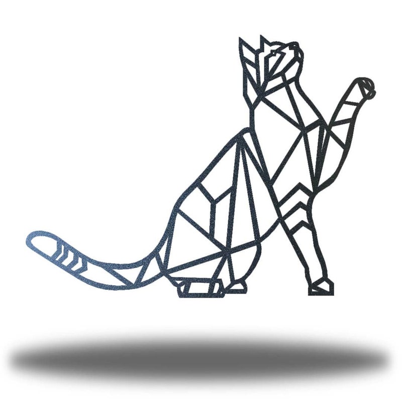 Cat Metal Wall Art - Etsy