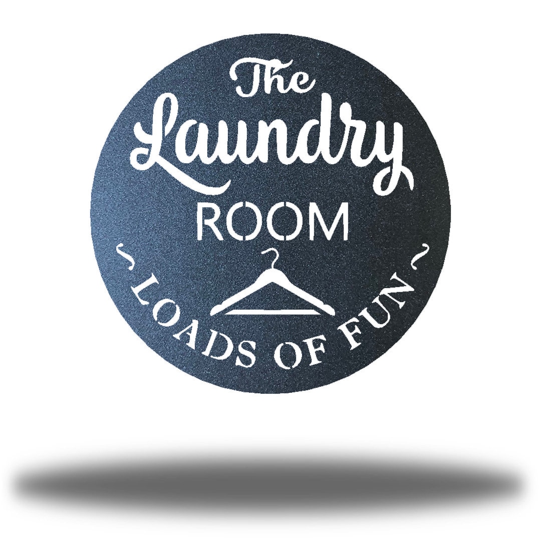 Loads of Fun Laundry Sign Metal Wall Art | Humorous Steel Home Decor - Etsy