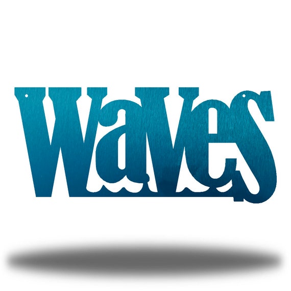 Waves Word | Etsy