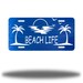 Beach Life Car Tag | Riverside Designs Coastal Metal Art - Etsy
