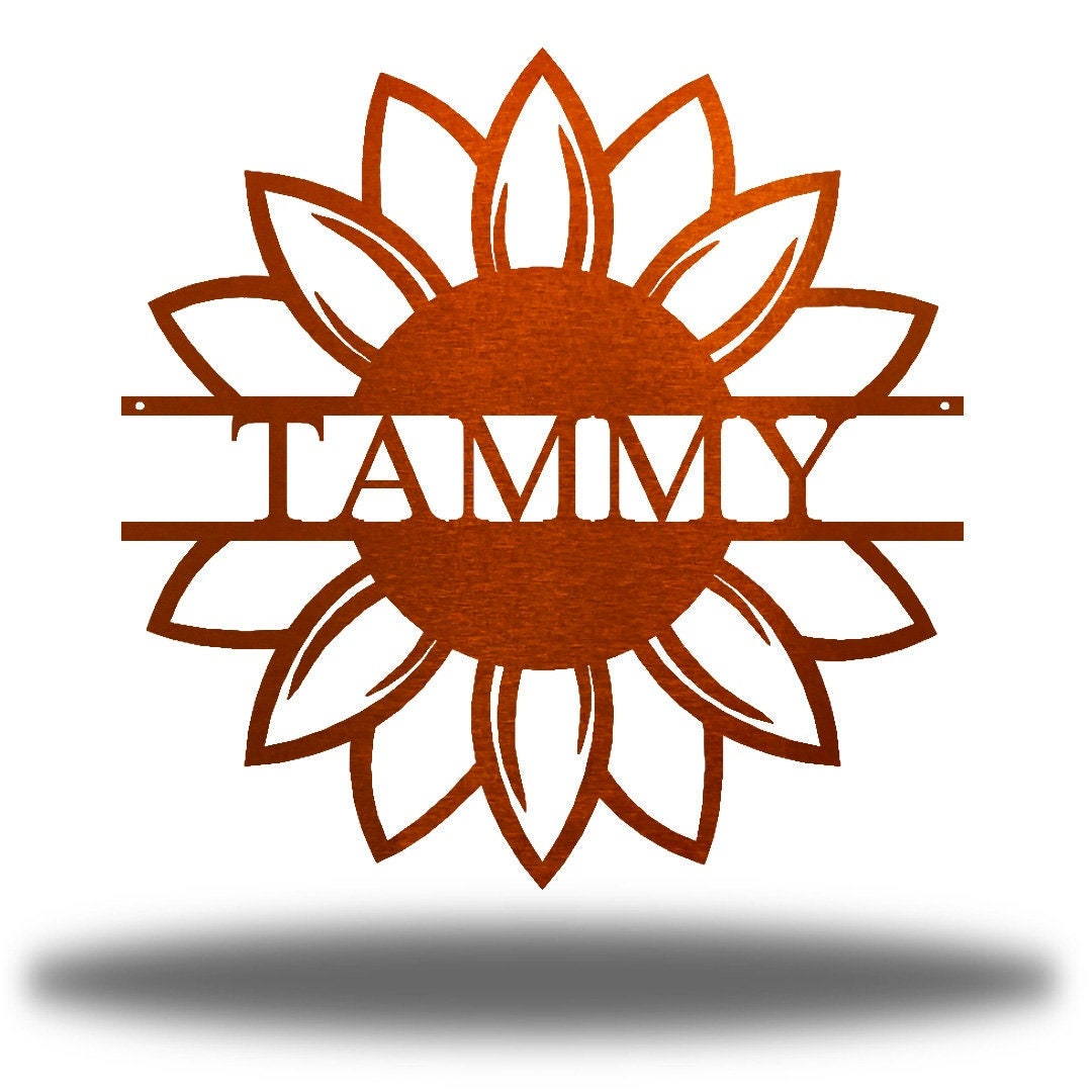 Sunflower Monogram - Etsy