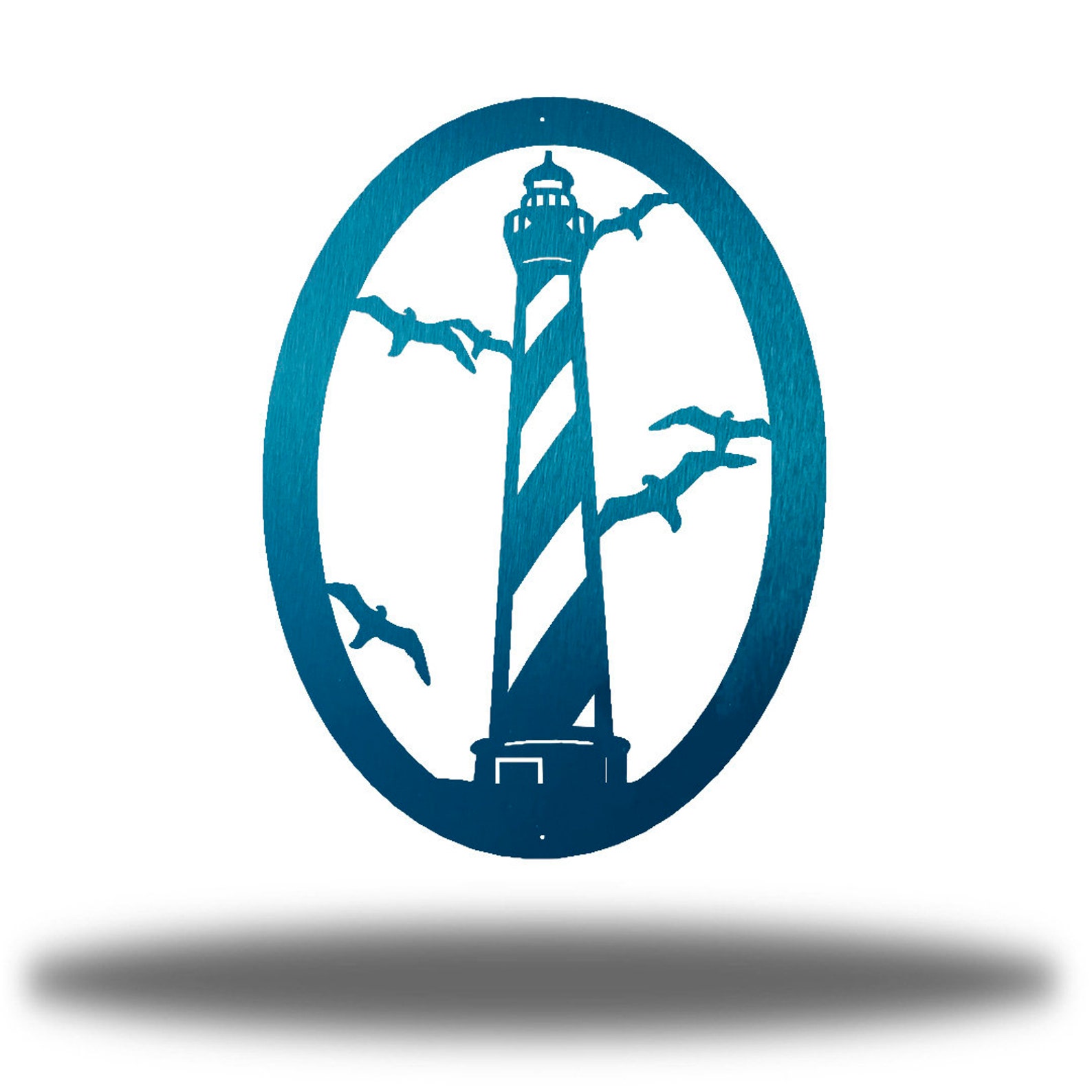 Coastal Light House Ocean Beach Metal Art Steel Wall Decor - Etsy