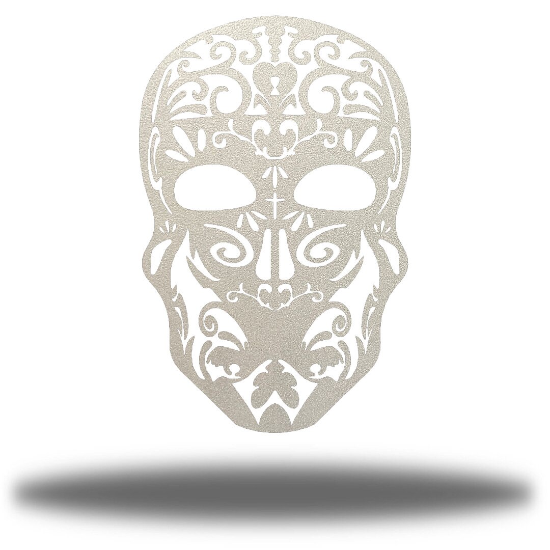 Sugar Skull Halloween Metal Wall Art Spooky Steel Decor - Etsy