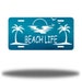 Beach Life Car Tag | Riverside Designs Coastal Metal Art - Etsy