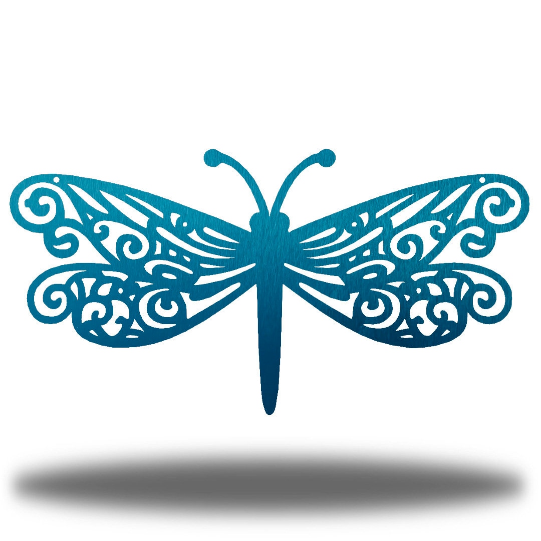 Metal Dragonfly Wall Art | Steel Dragonfly Outdoor Yard Decor - Etsy