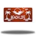 Beach Life Car Tag | Riverside Designs Coastal Metal Art - Etsy