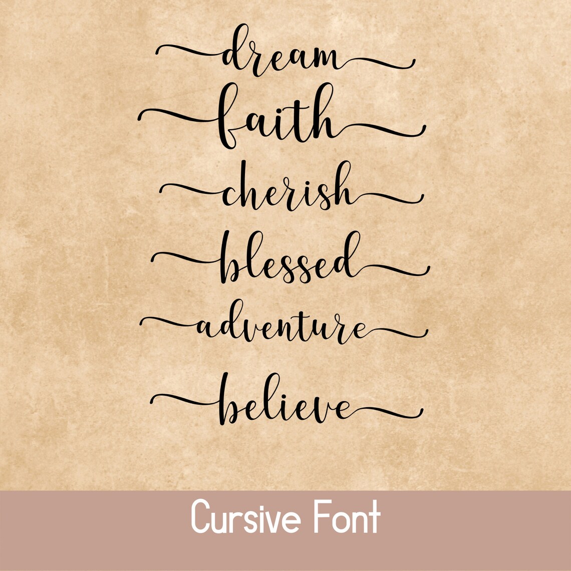 Word Bundle, Cursive Svg, Print Svg, Word Bundle Svg, Scrapbooking ...