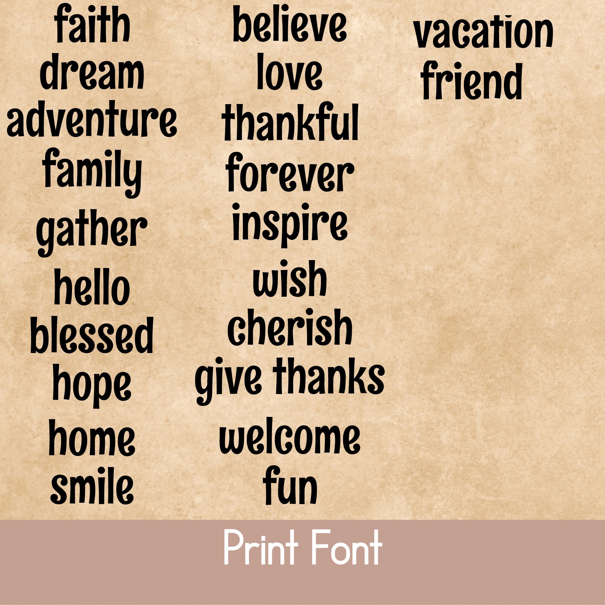 Word Bundle, Cursive Svg, Print Svg, Word Bundle Svg, Scrapbooking ...