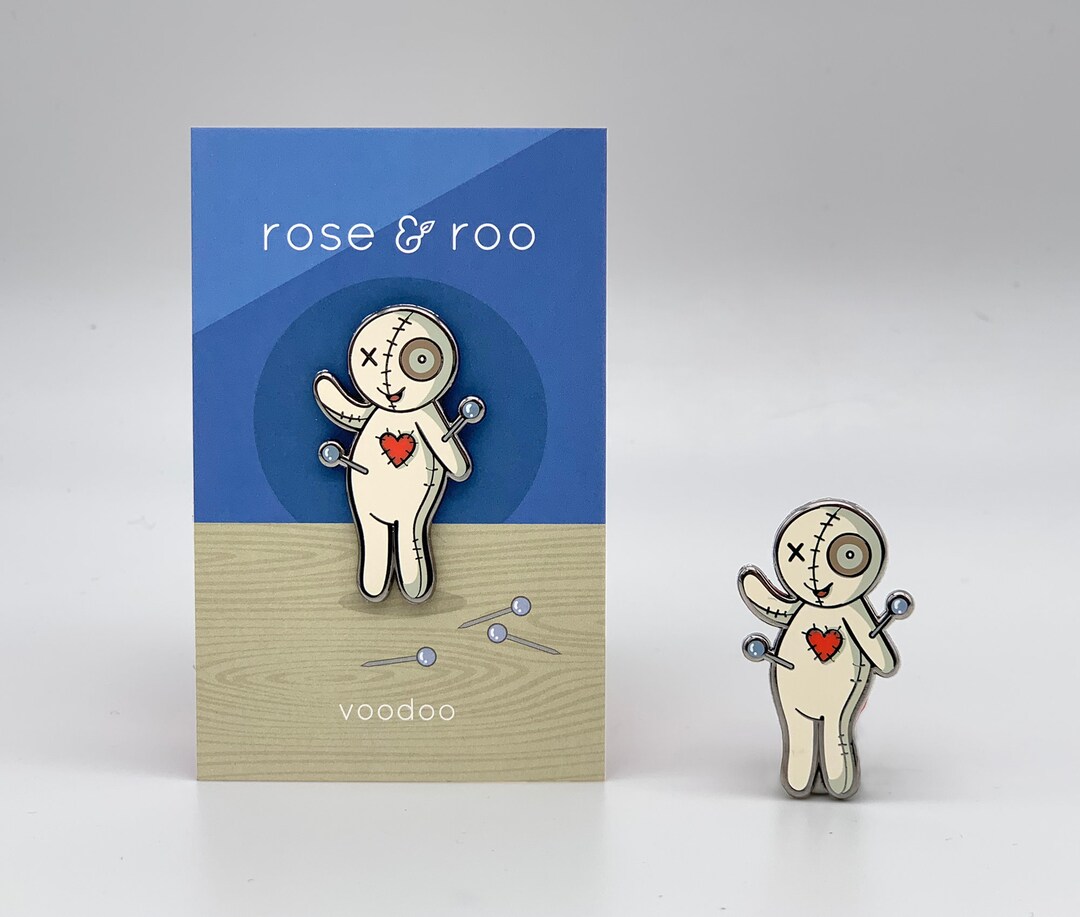 Voodoo Enamel Pin - Etsy