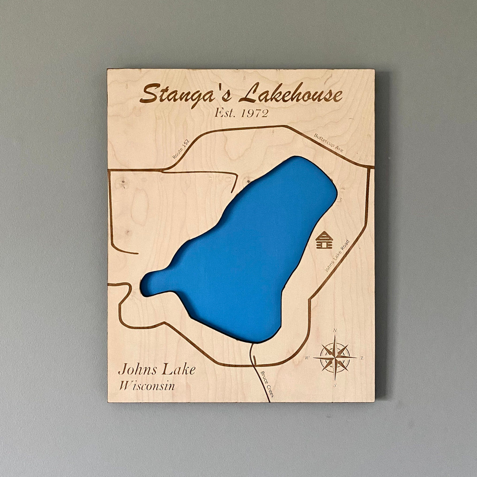 Angostura Reservoir Map Custom Lake Map Lake House Gift - Etsy Hong Kong