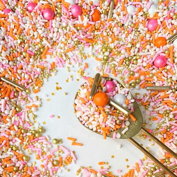 Orange Sprinkles - Etsy