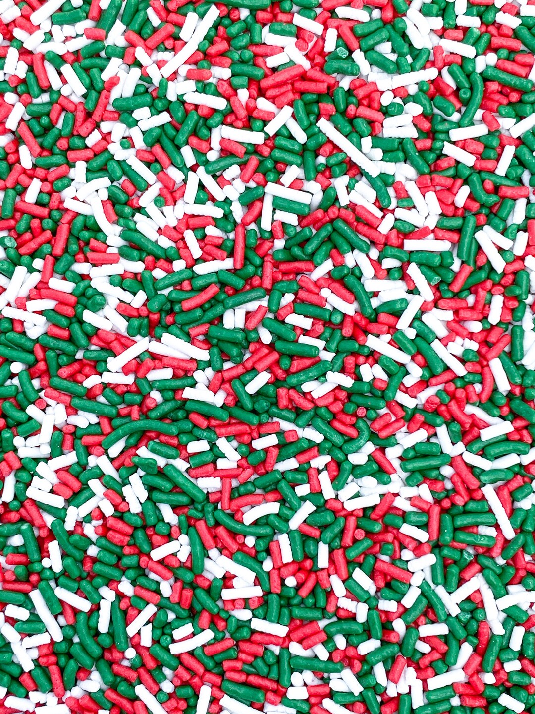 Best Season With White, Red, and Green Sprinkles Mix, Round Sprinkles ...